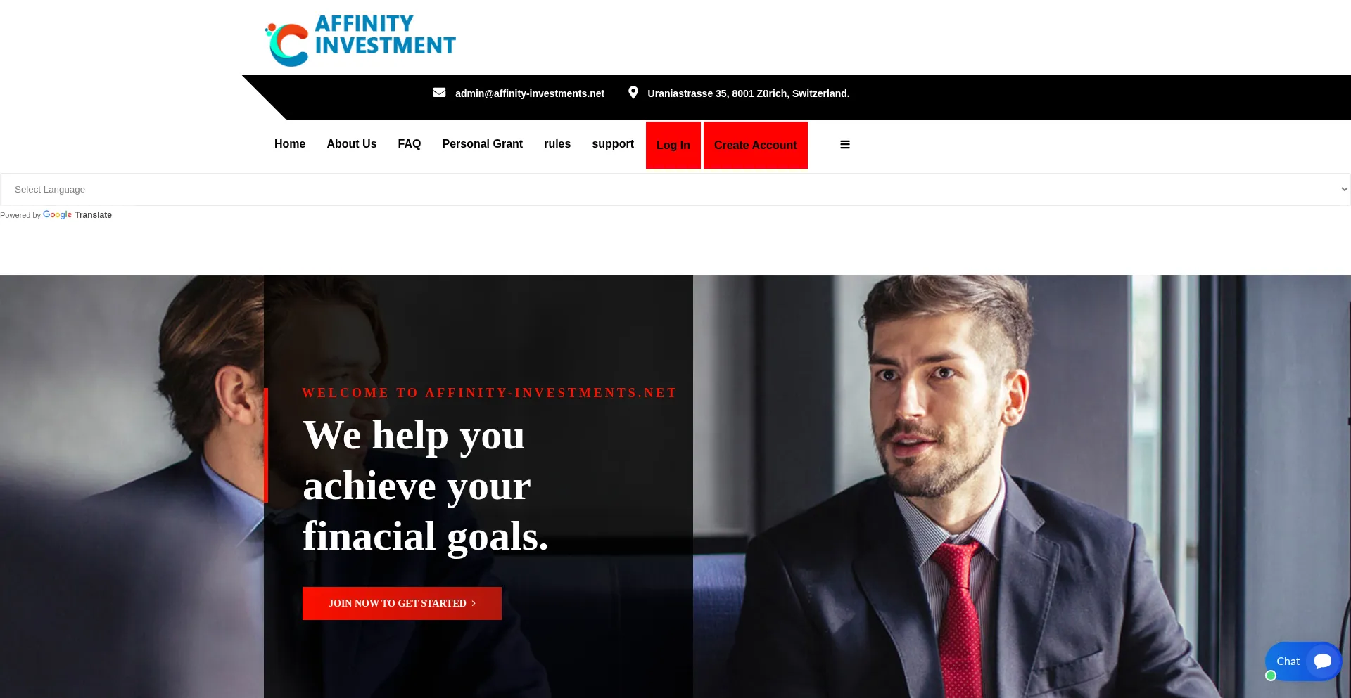Affinity-investments.net : alerte boutique frauduleuse (Confiance 8/100)