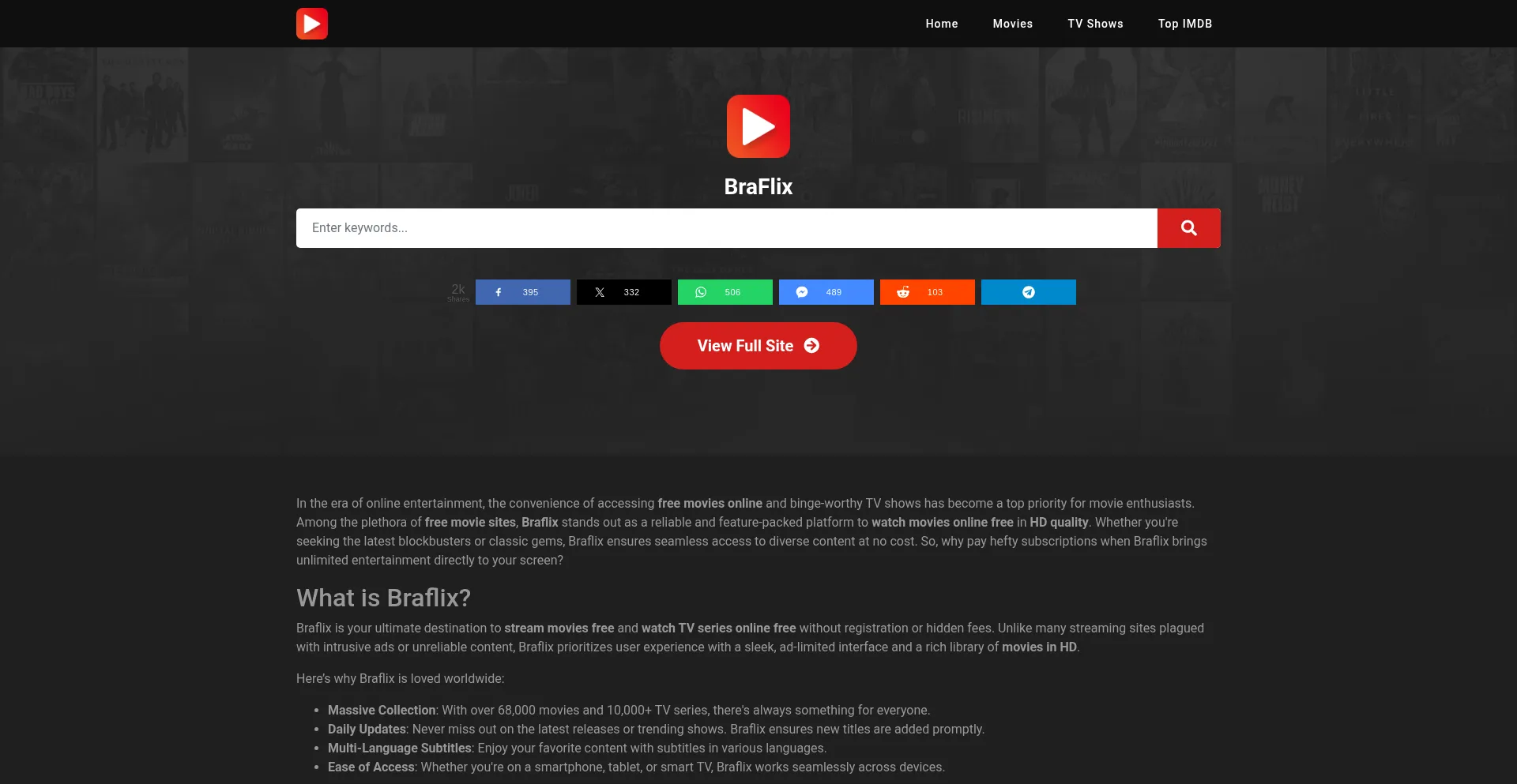 Braflix.tube Avis: Sûr ou suspect ? Très faible fiabilité 11/100