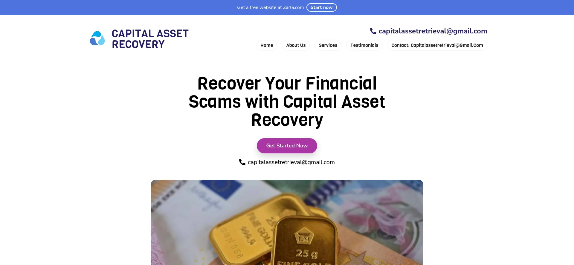 Capital-asset-rec.zarlasites.com avis : arnaque ou sûr ? (Confiance 35/100)