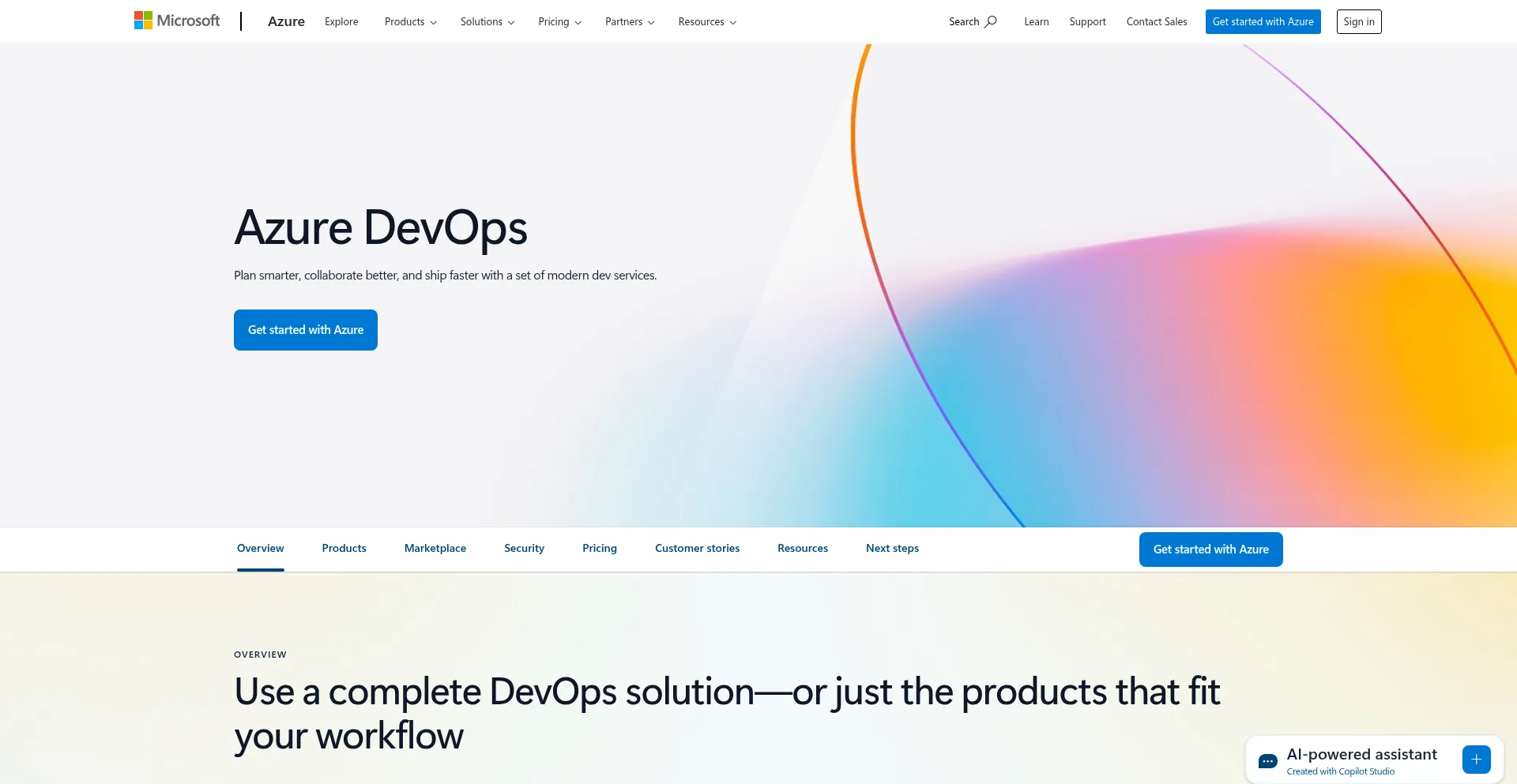 Dev.azure.com Avis | Rapport d'analyse