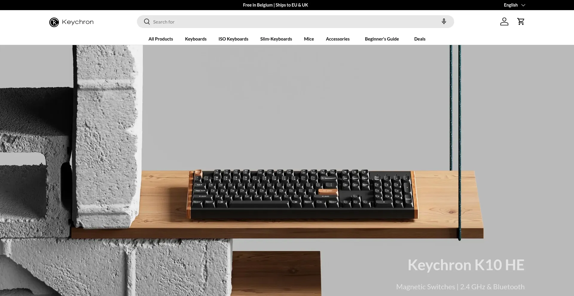 Keychron.be : réputation de boutique (Confiance 78/100)