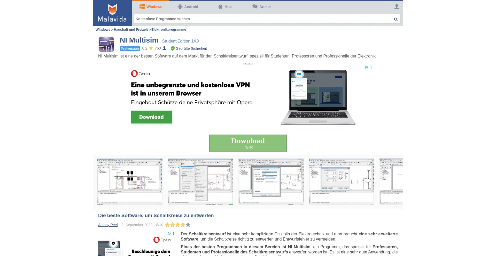 Avis sur Ni-multisim.de.malavida.com : peut-on l'utiliser en toute ...