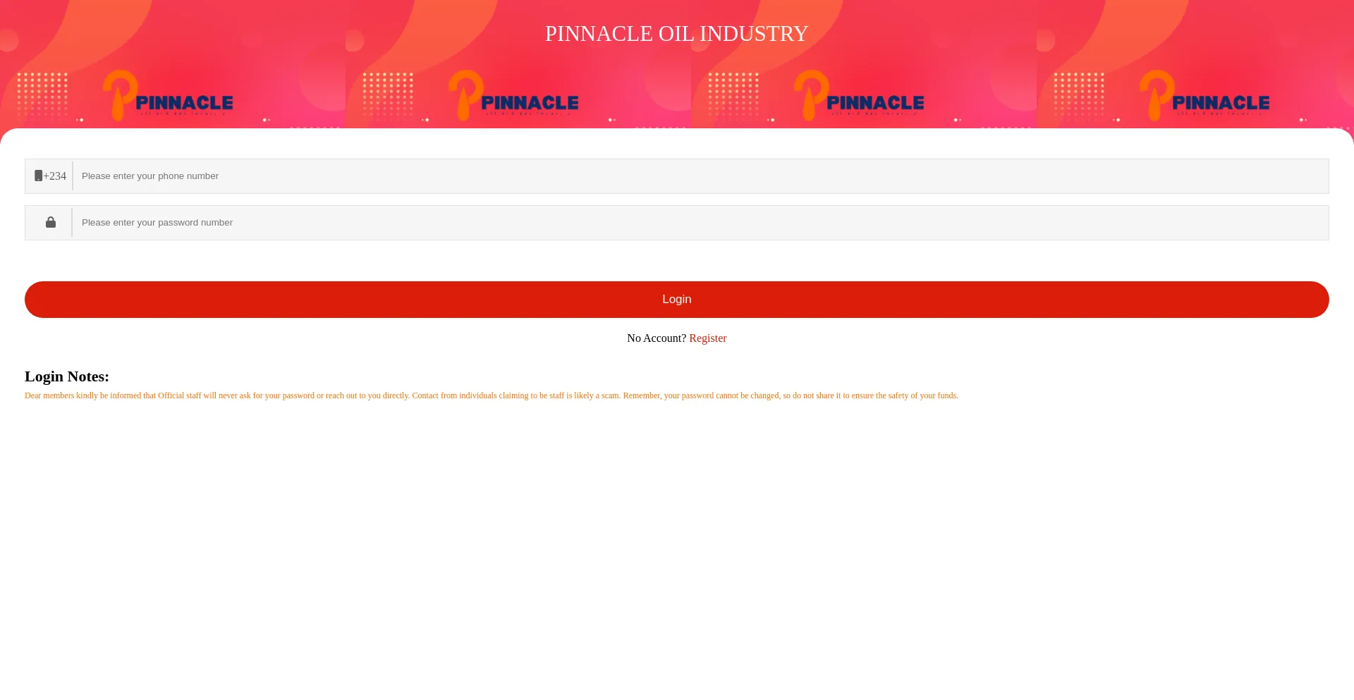 Pinnacle0il.buzz Avis: Sûr ou suspect ? Très faible fiabilité 1/100