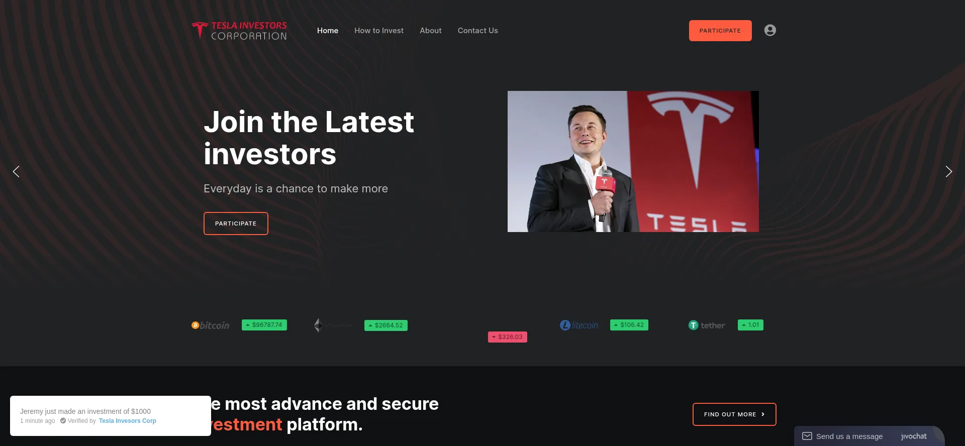 Tesla-investorscorp.pro Avis: Sûr ou suspect ? Très faible fiabilité 9/100