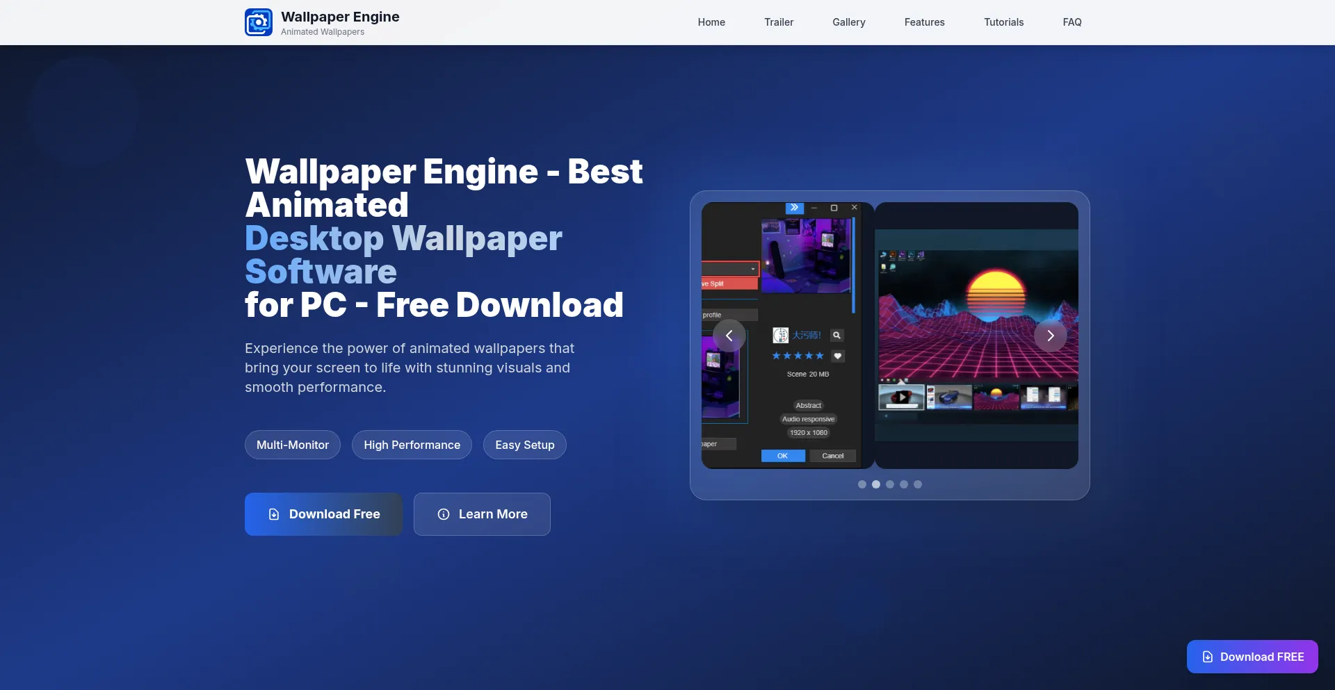 Avis sur Wallpaper-engine.app : réputation et contrôle de sécurité